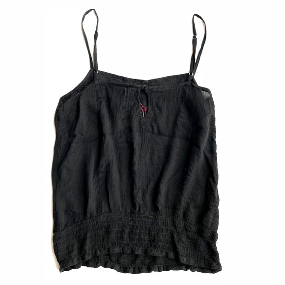 Vintage | Tops | Vintage Spaghetti Strap Top W Floral Detail S | Poshmark